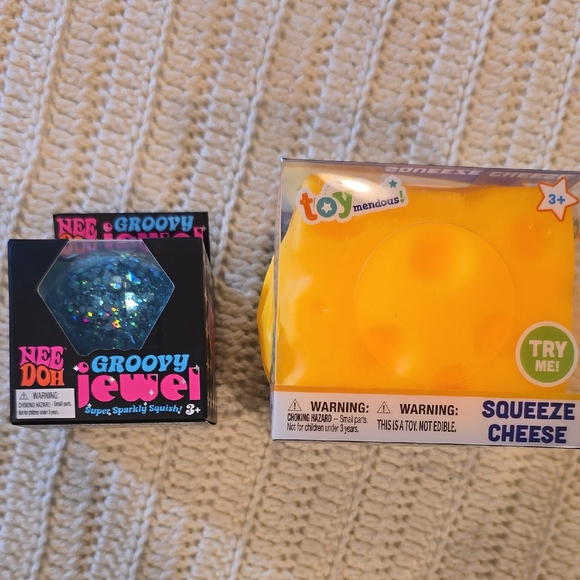 Schylling | Toys | Squeeze Cheese Nee Doh Groovy Jewel Set Sensory Toys ...